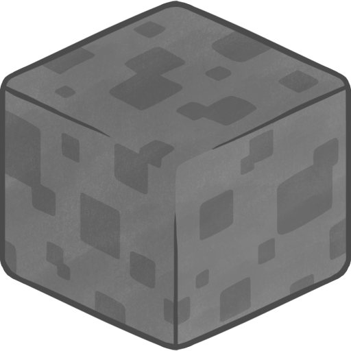 Minecraft Stone Icon PNG ClipArt Image IconBug